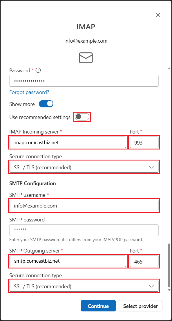 Configure Outlook for Microsoft 365 (Latest 2025 Version) – Comcast Web ...