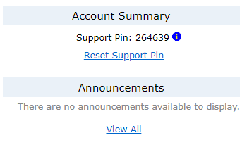 What is a Support PIN? – Comcast Web Hosting