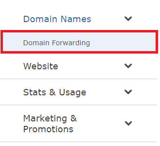 Domain Forwarding – Comcast Web Hosting