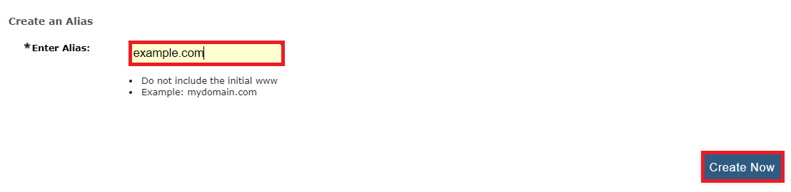 Domain Name Alias – Comcast Web Hosting