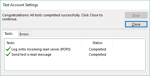 Configure Outlook 2019 for Windows – Comcast Web Hosting