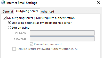 Configure Outlook 2019 for Windows – Comcast Web Hosting