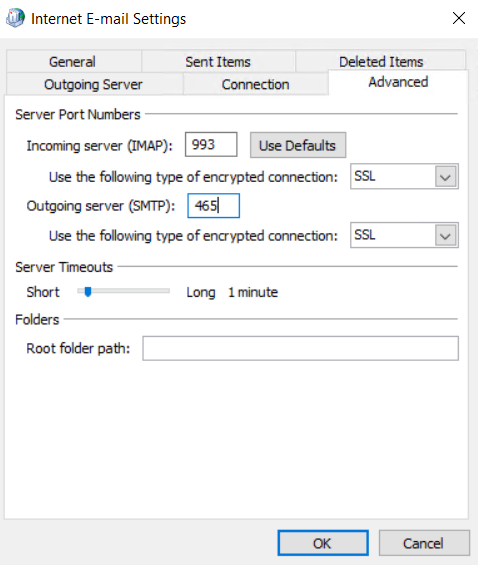 Configure Outlook 2010 for Windows – Comcast Web Hosting