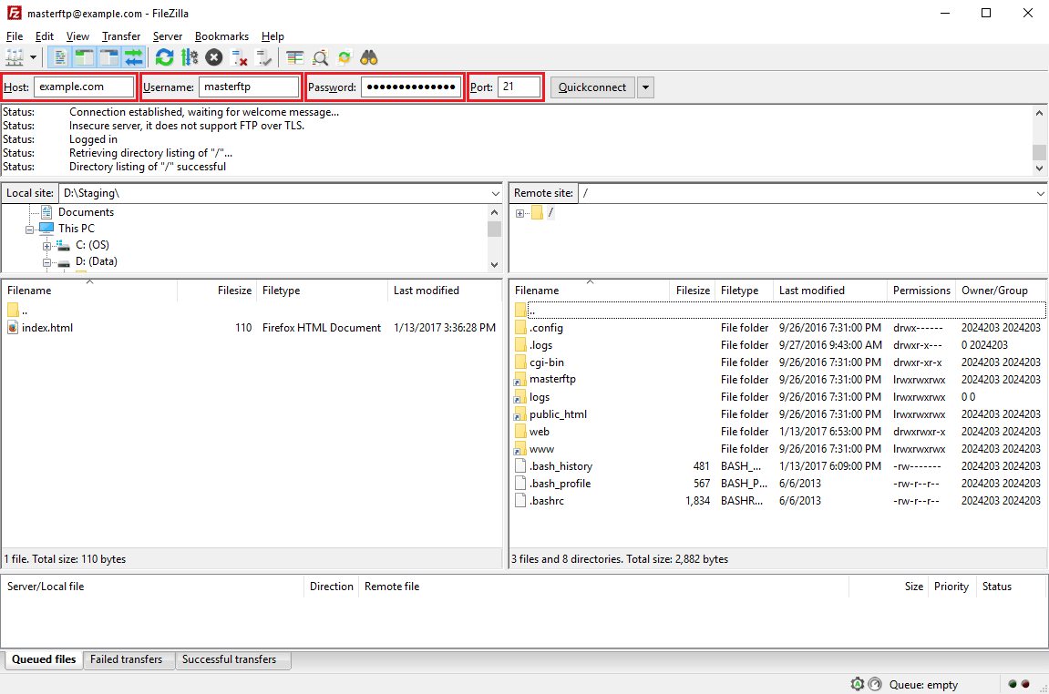 FTP Overview – Comcast Web Hosting